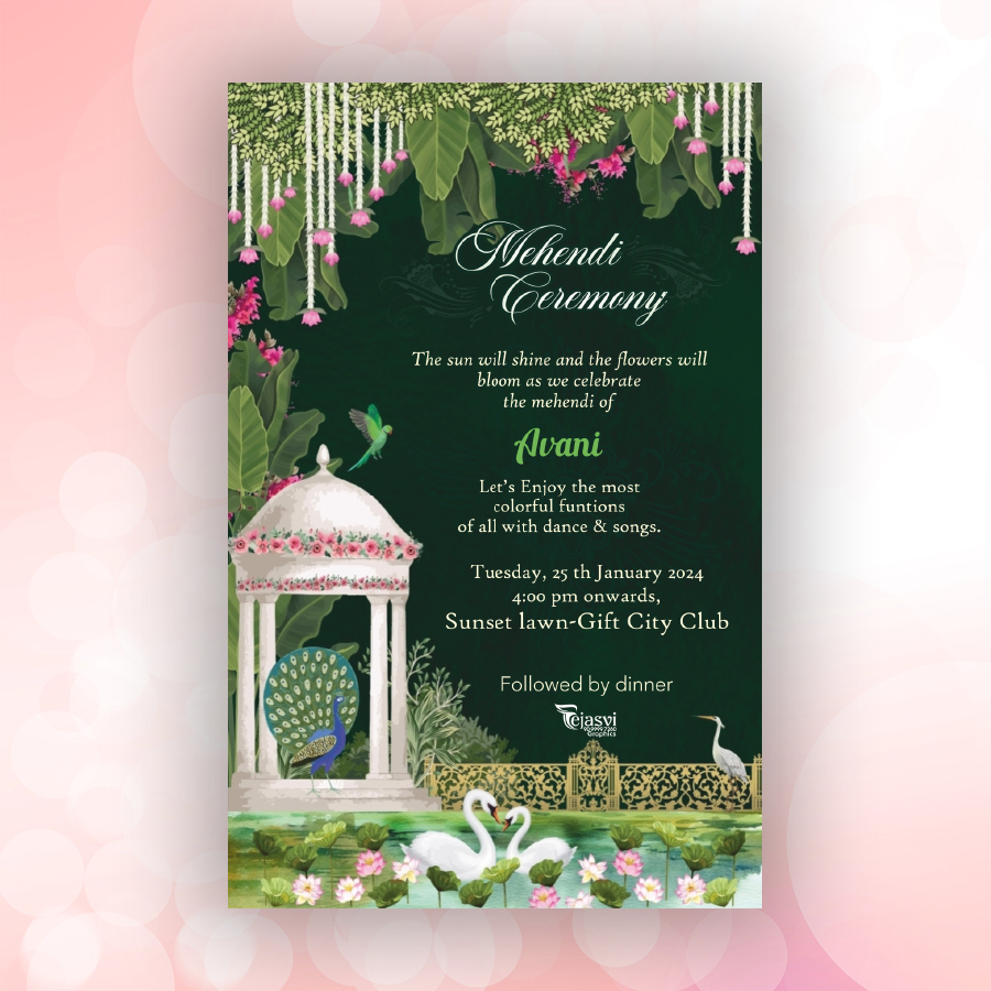 Mameru Ceremony Invitation Card MAMG 2024003 – Tejasvi Graphics